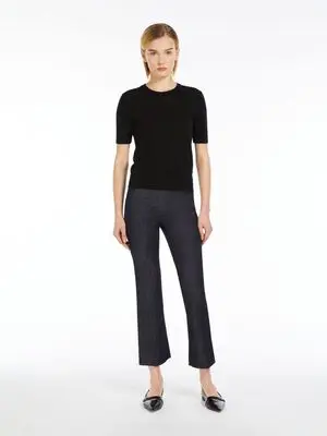 Max Mara Straight Leg Cropped Jeans