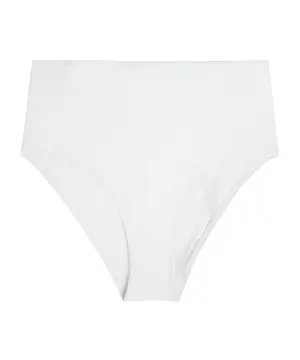Max Mara High-waisted Stretch-polyamide Bikini Briefs - White