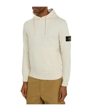 Stone Island Hooded Cotton Sweatshirt