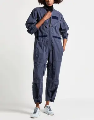 MAISON MARGIELA Solid Color Stretch Long Sleeve Jumpsuit