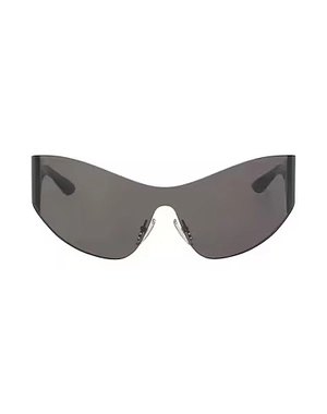 Balenciaga Wrap-around Sports Sunglasses - Gray