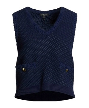 Rag & Bone Sleeveless V-neck Knitted Sweater With Pockets