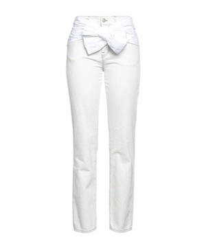 MAISON MARGIELA Light-colored Denim Skinny Pants - White