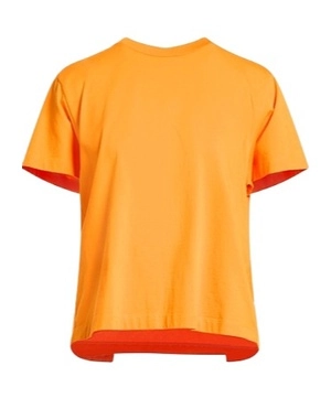 MAISON MARGIELA Simple Solid-color T-shirt - Orange