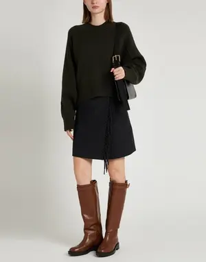 Rag & Bone Solid Color Stretch Lightweight Knit