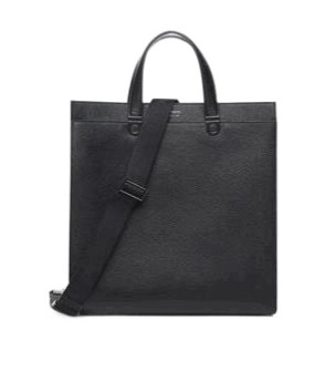 FERRAGAMO Leather Double-handle Briefcase - Black