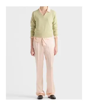 Prada Wool And Cashmere V-neck Sweater
