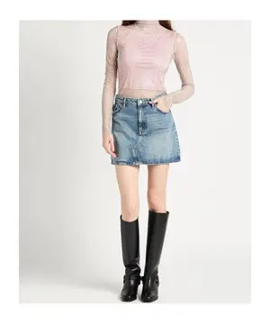 Sportmax Crystal-embellished High Neck Long Sleeve Top