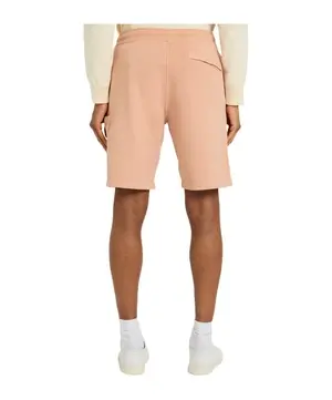 Stone Island Logo Cotton Shorts