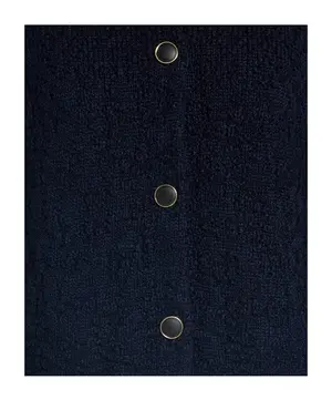 Rag & Bone Solid Color Knit Long-sleeve Coat