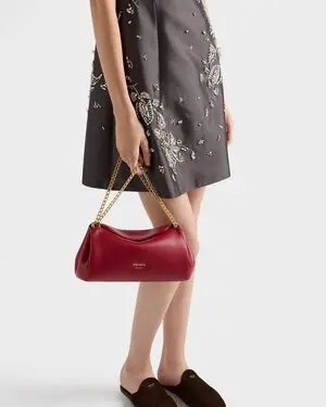 Prada Embroidered Silk And Wool Mini-dress