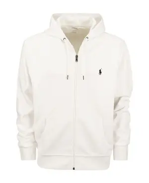 Polo Ralph Lauren Zip Hoodie - White