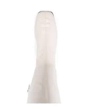 COURREGES Thigh High Boots With Embossed Logo