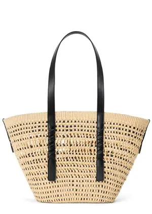 Loewe Woven Straw Basket Bag
