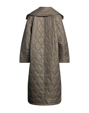 GANNI Thickened Long Trench Coat