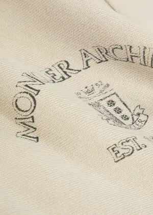 Moncler Logo Hooded Cotton Sweatshirt