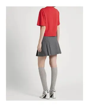 MAXCO. Max&co. Printed Crewneck Short Sleeve T-shirt