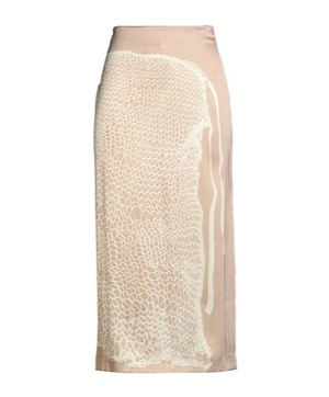 Sportmax Two-tone Flared Midi Skirt