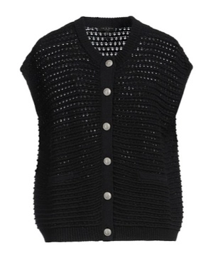 Rag & Bone Solid-color Sleeveless Knitted Waistcoat - Black