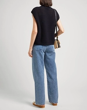 Rag & Bone Solid-color Sleeveless Knitted Waistcoat