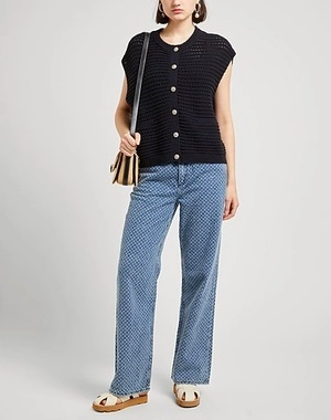 Rag & Bone Solid-color Sleeveless Knitted Waistcoat