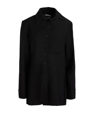 Tory Burch Solid Long-sleeve Blouse - Black