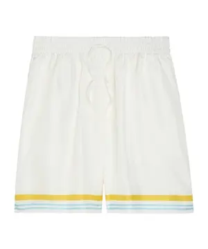 Casablanca Silk-twill Shorts