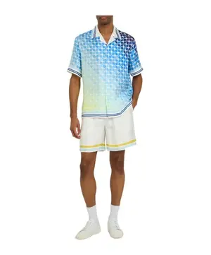 Casablanca Silk-twill Shorts