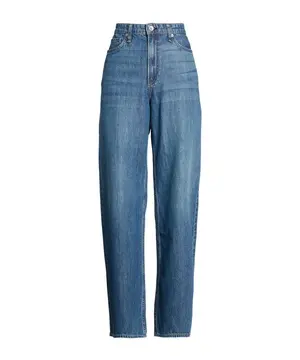 Rag & Bone Plain Colour Wide-leg Jeans - Blue