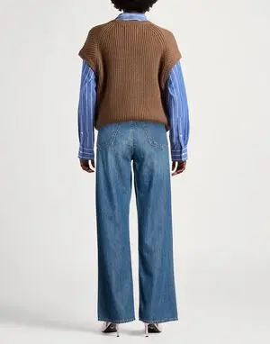 Rag & Bone Plain Colour Wide-leg Jeans