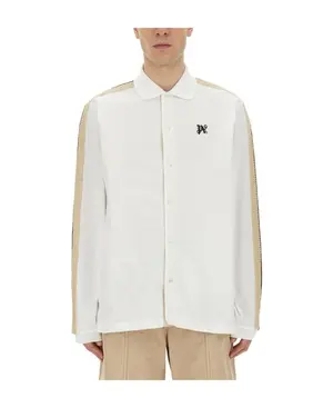 Palm Angels Monogram Detailed Buttoned Shirt