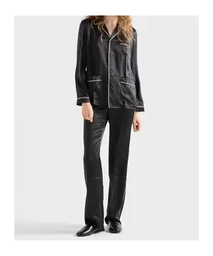 Prada Vintage-look Satin Pajamas