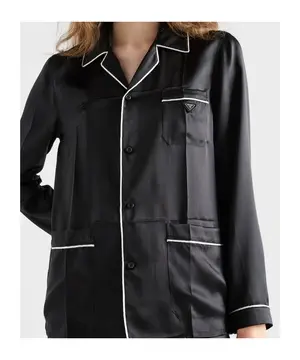 Prada Vintage-look Satin Pajamas