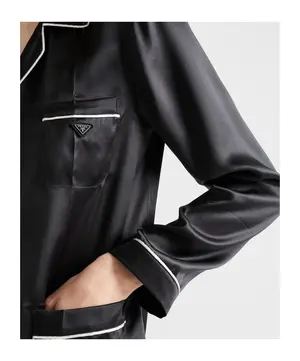 Prada Vintage-look Satin Pajamas