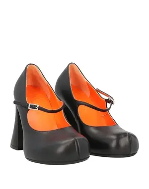 Marni Round Toe Buckled High Heels