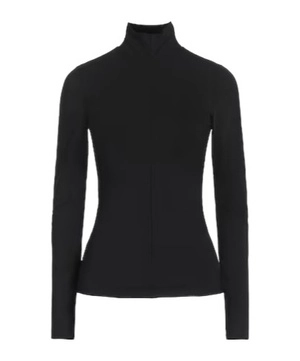 Tory Burch High-neck Long-sleeve T-shirt