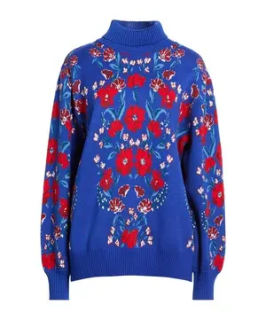 Farm Rio Floral-print Polo Neck