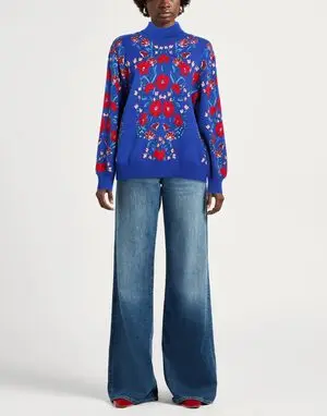 Farm Rio Floral-print Polo Neck
