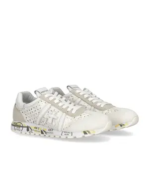 Premiata Logo Low-top Sneakers - White