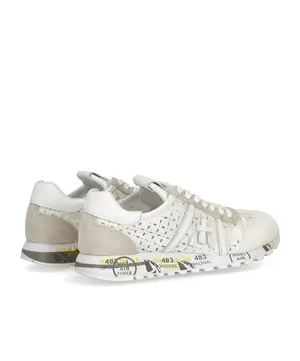 Premiata Logo Low-top Sneakers - White