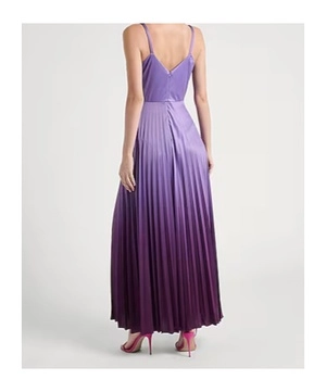 MAXCO. Max&co. Sleeveless V-neck Pleated Jersey Maxi Dress