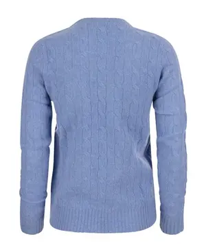 Polo Ralph Lauren Logo-embroidered Cable-knit Jumper