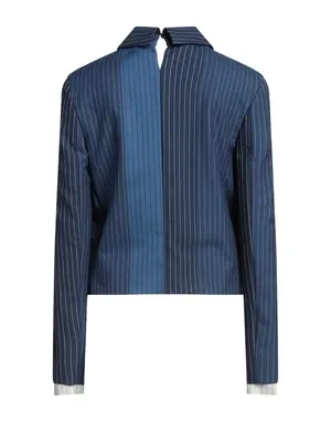 Marni Striped Cool Wool Long Sleeve Jacket