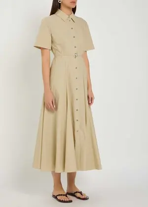 Tory Burch Stretch Cotton Shirt Dress