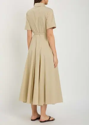 Tory Burch Stretch Cotton Shirt Dress