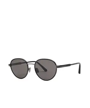 TOM FORD Round-frame Sunglasses - Gray
