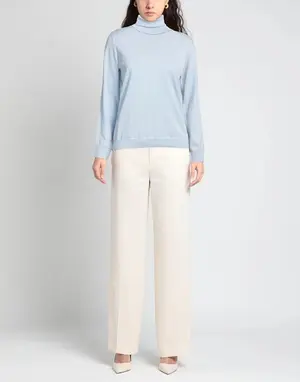 MAISON MARGIELA Solid Color Wool Turtleneck Knit Sweater