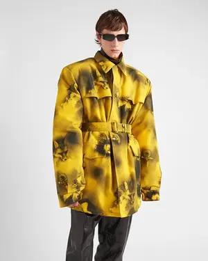 Prada Printed Re-nylon Parka