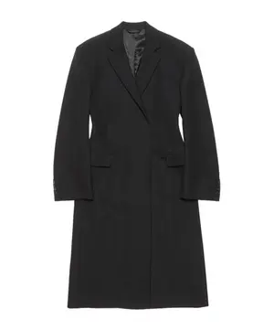 Acne Studios Wool Double-breasted Coat - Black