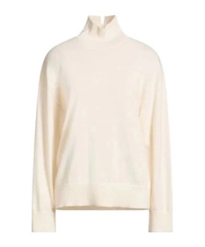 Burberry Solid Knit Turtleneck Long Sleeve Top
